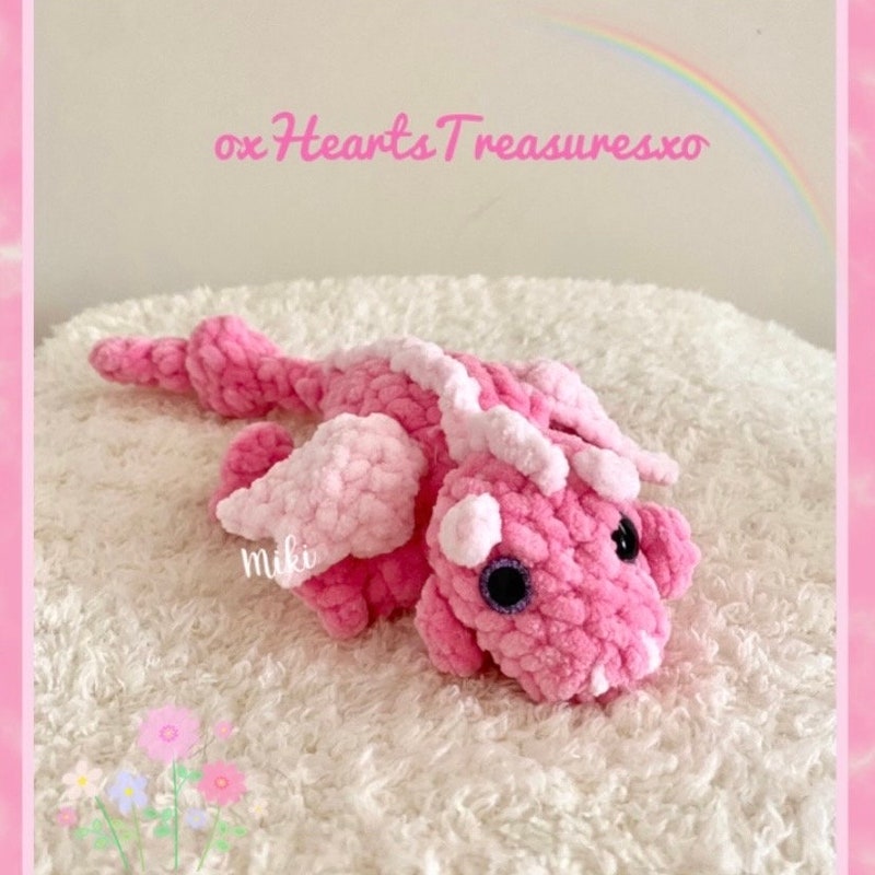 Cute Stuffed Dragon Plush - Etsy