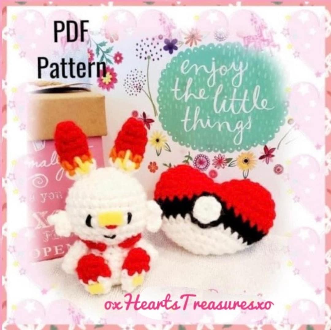 PDF Pattern Scorbunny Crochet Pattern, Amigurumi Scorbunny Plush ...