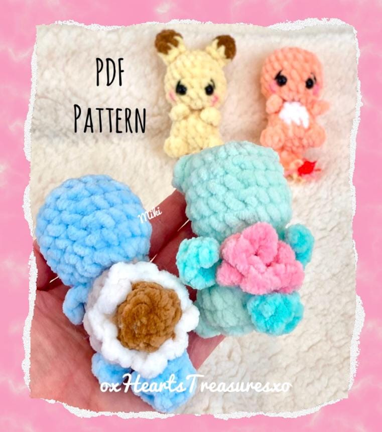 PDF Pattern Friends Starter Pack, Cute Plush Animals Amigurumi Pattern ...