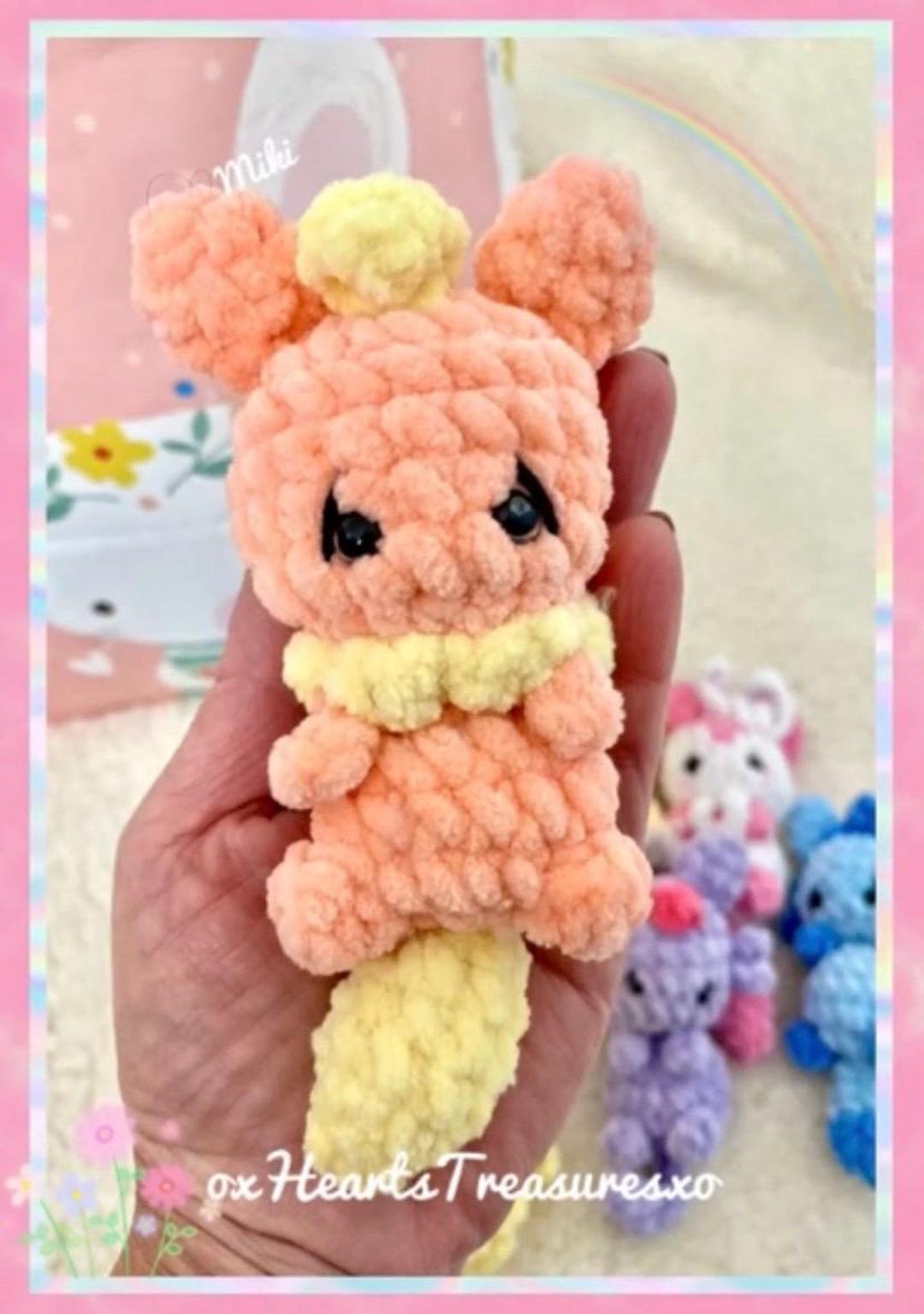 Cute Flareon Plush, Eeveelution Crochet, Flareon Crochet Plush ...