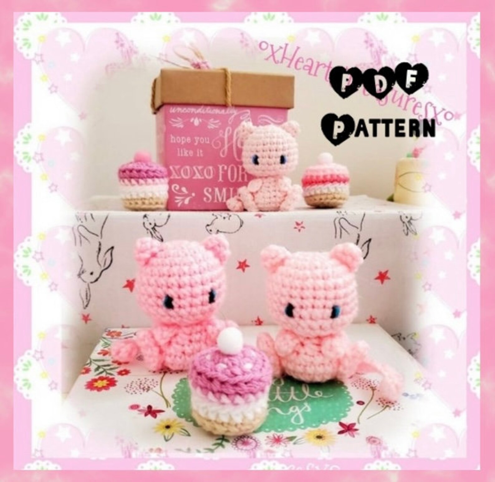 PDF Pattern MEW Pokemon Crochet Plush Mew Amigurumi Pattern | Etsy