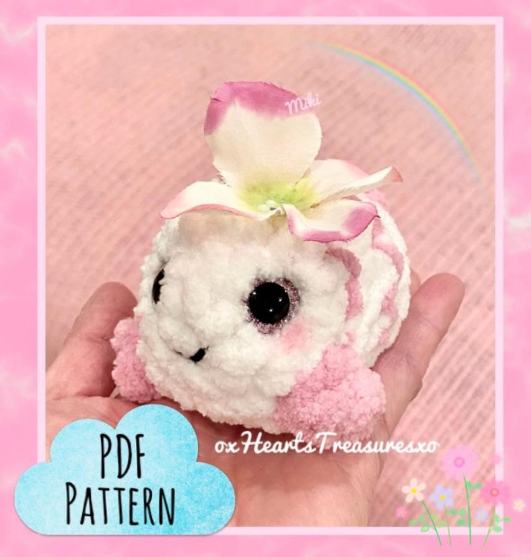 PDF PATTERN Tiny Spring TAIYAKI Fish Crochet Pattern, Crochet Taiyaki ...
