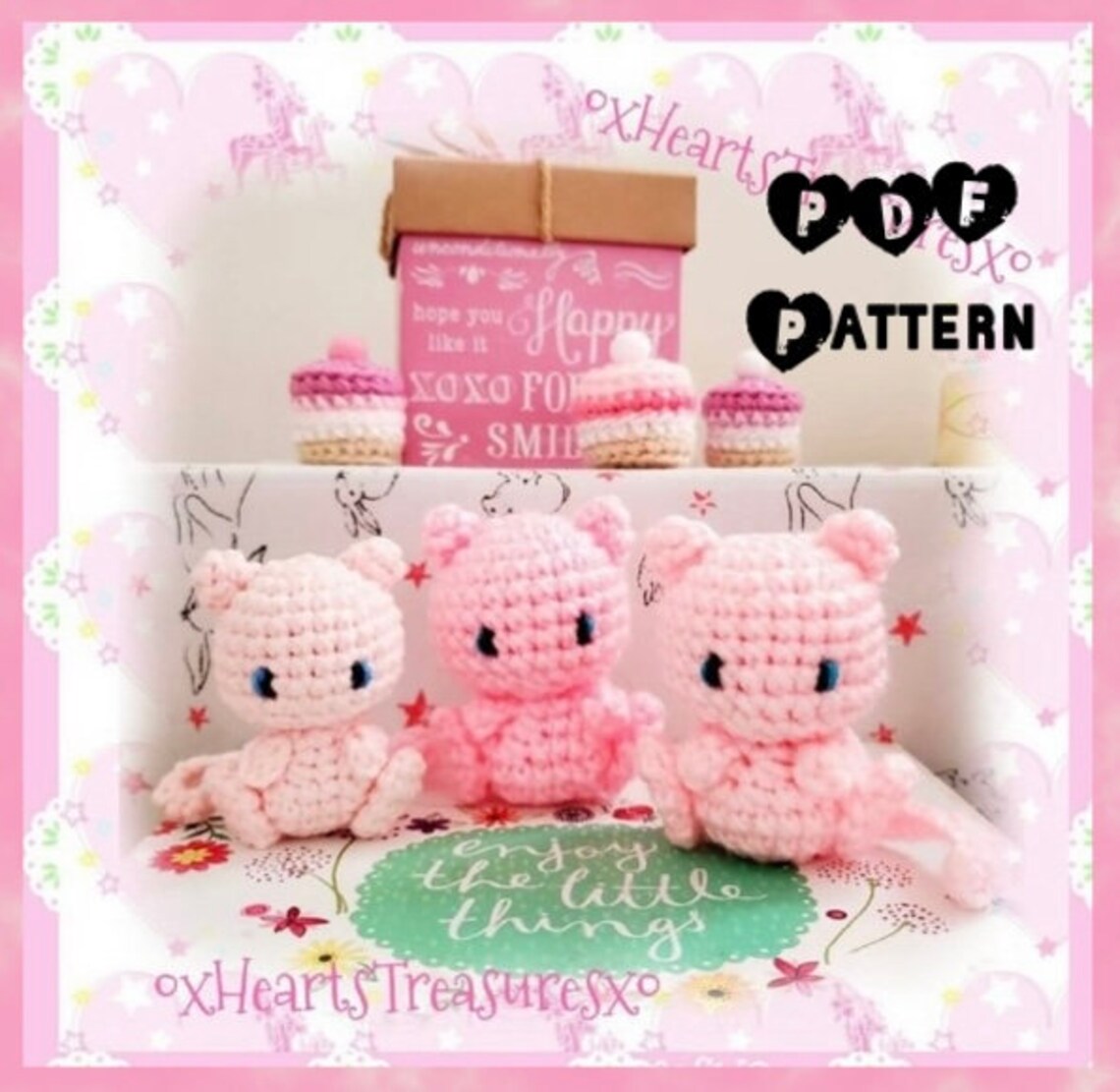 PDF Pattern MEW Pokemon Crochet Plush Mew Amigurumi Pattern | Etsy