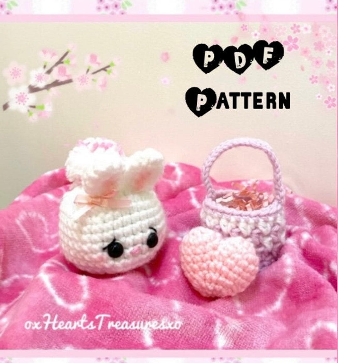 PDF Pattern Little Cube Bunny Plush Cute Bunny Crochet - Etsy