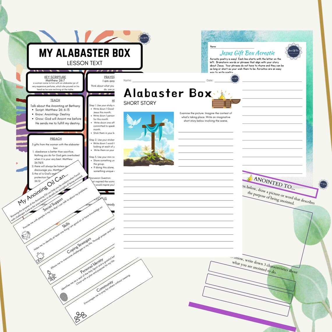 My Alabaster Box Bible Lesson - Etsy