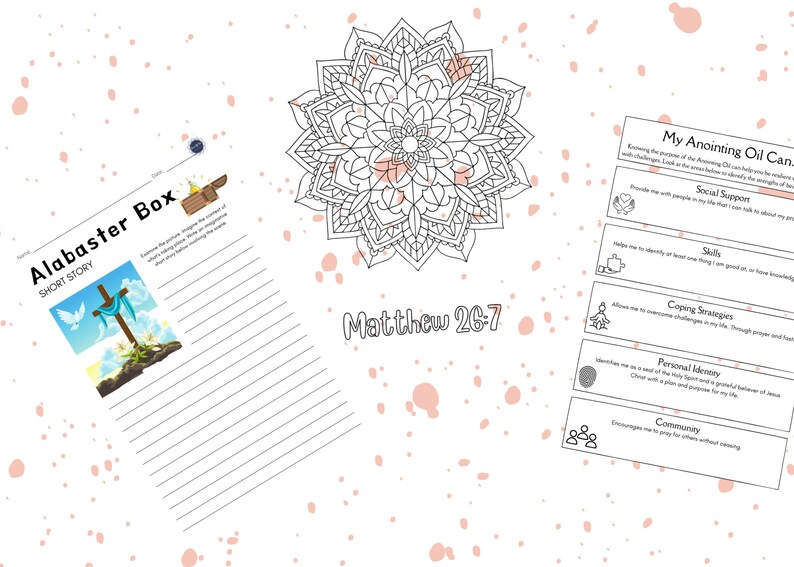 My Alabaster Box Bible Lesson - Etsy