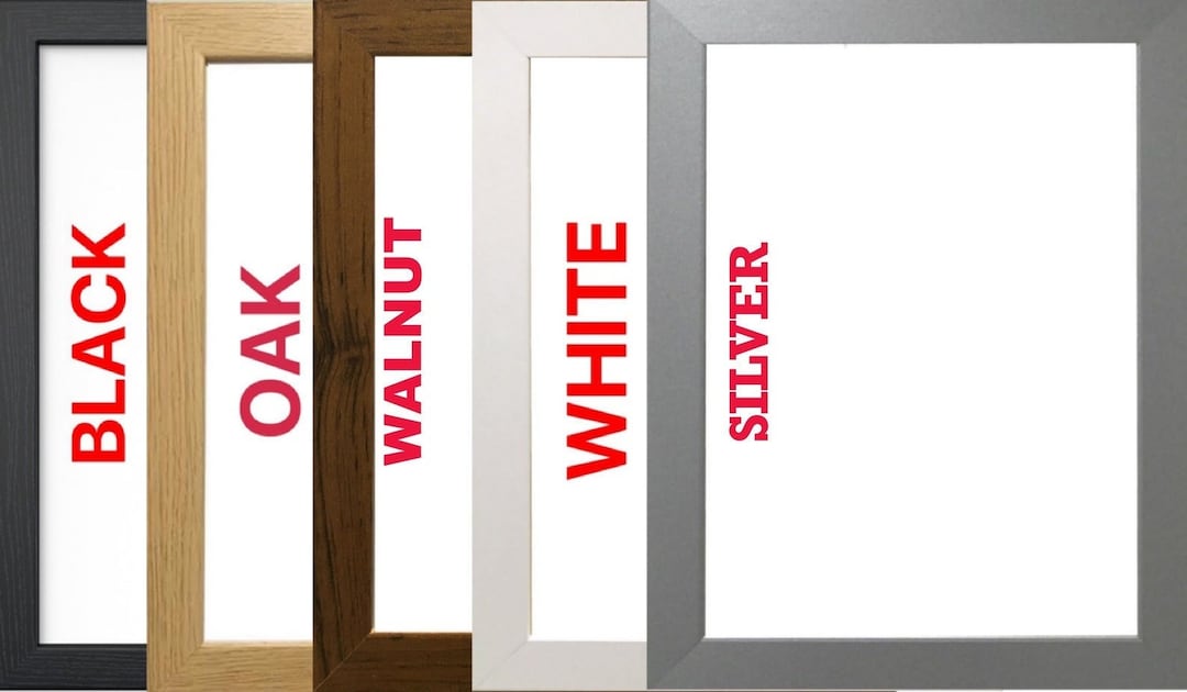 36x24 Inch Picture Frames Poster Frames | 91.5x61 Cm Black White Oak ...