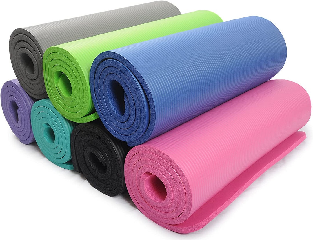 Yoga Mat Exercise Mat Gymnastics Mat Gym Exercise Fitness Pilates ...