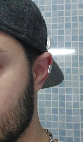 Pair of Ear Cuff Clip on 925 Sterling Silver No Piercing - Etsy