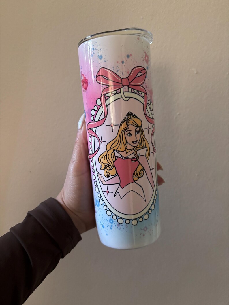 Disney Princess Coquette Cute Girly Coffee 20 Oz Tumbler - Etsy