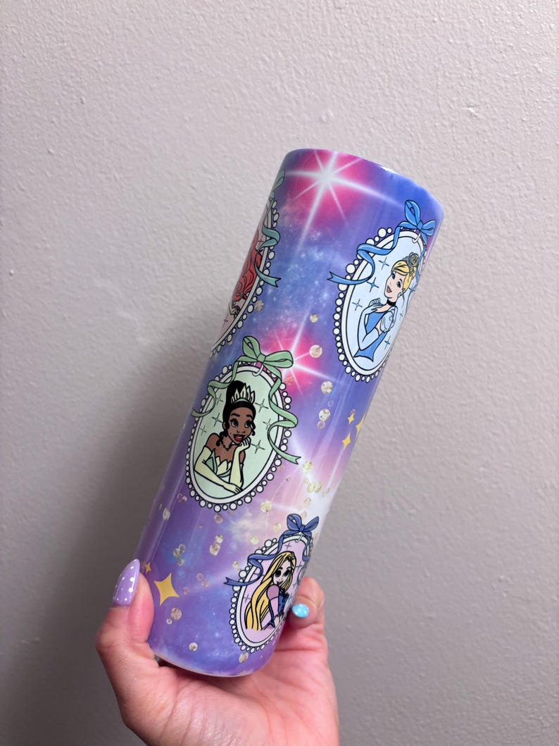 Disney Princess Coquette Cute Girly Coffee 20 Oz Tumbler - Etsy
