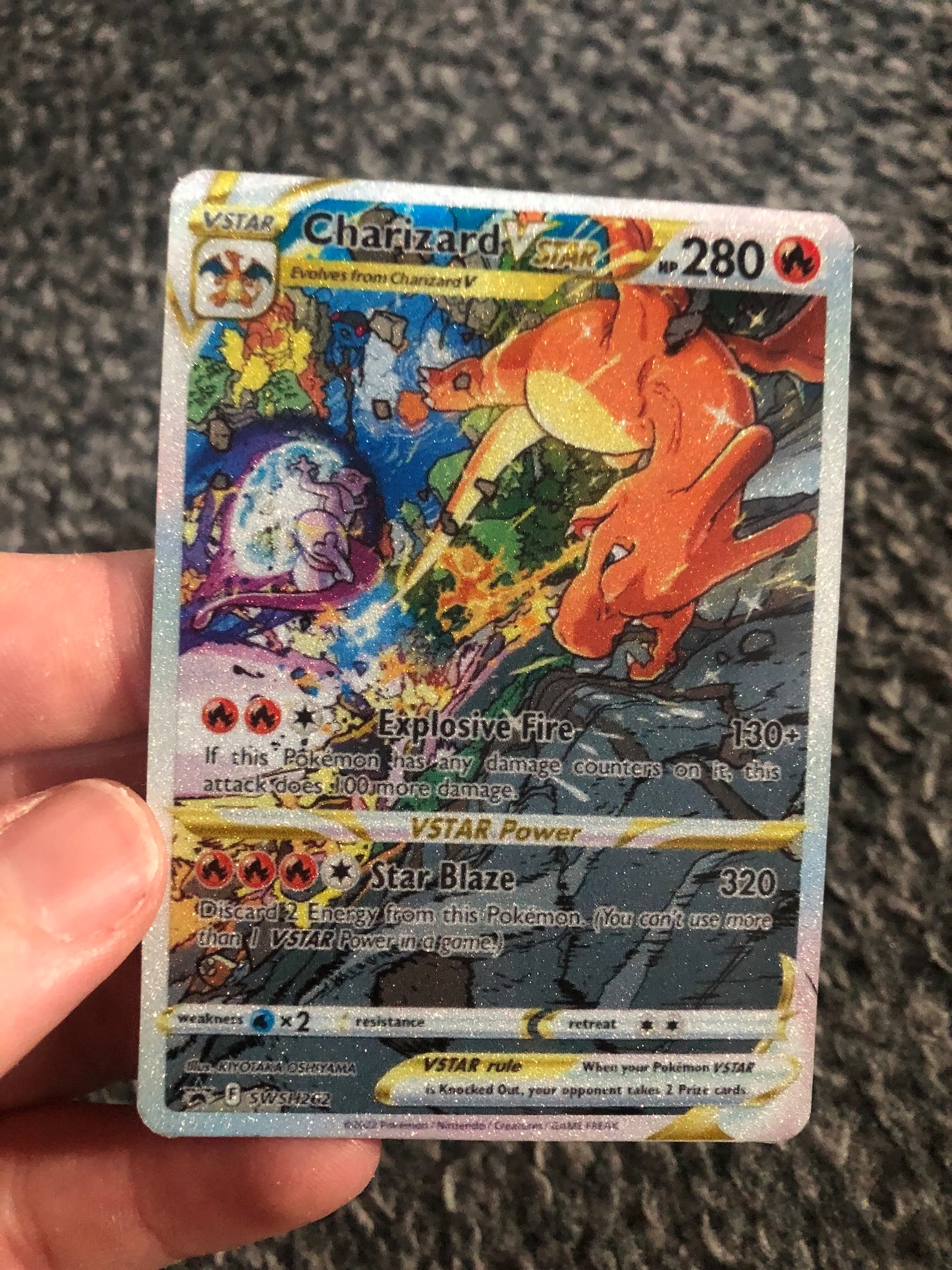 Charizard VMAX Swsh262 Holographic UPC Ultra Premium Promo - Etsy