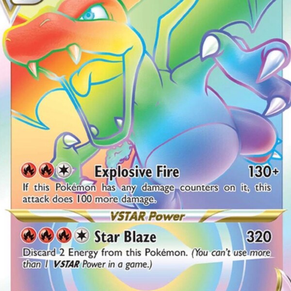 Charizard Vstar Full Art - Etsy