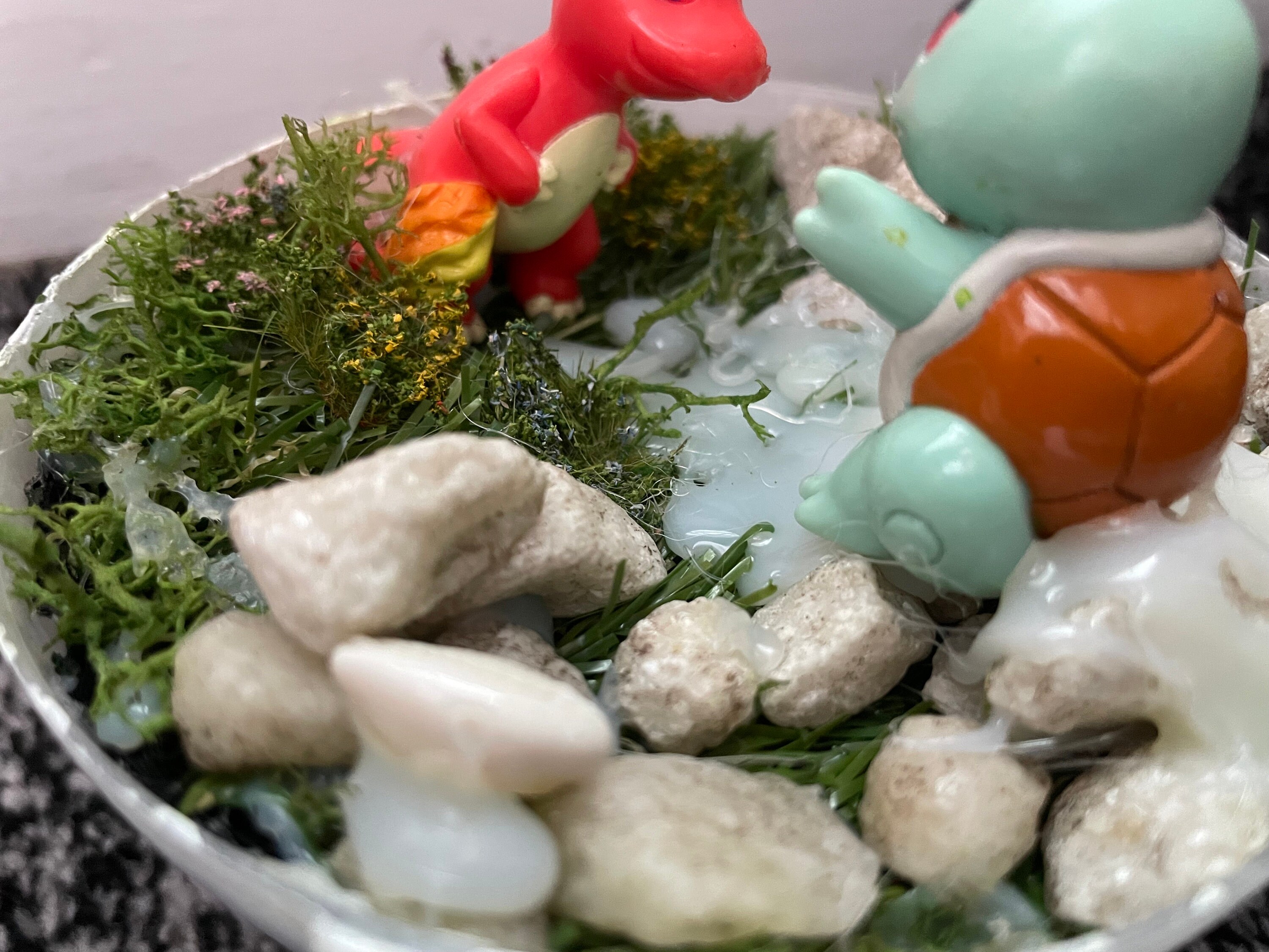 Pokémon Charmeleon & Squirtle 3D Acrylic Display Cube Pokeball - Etsy ...