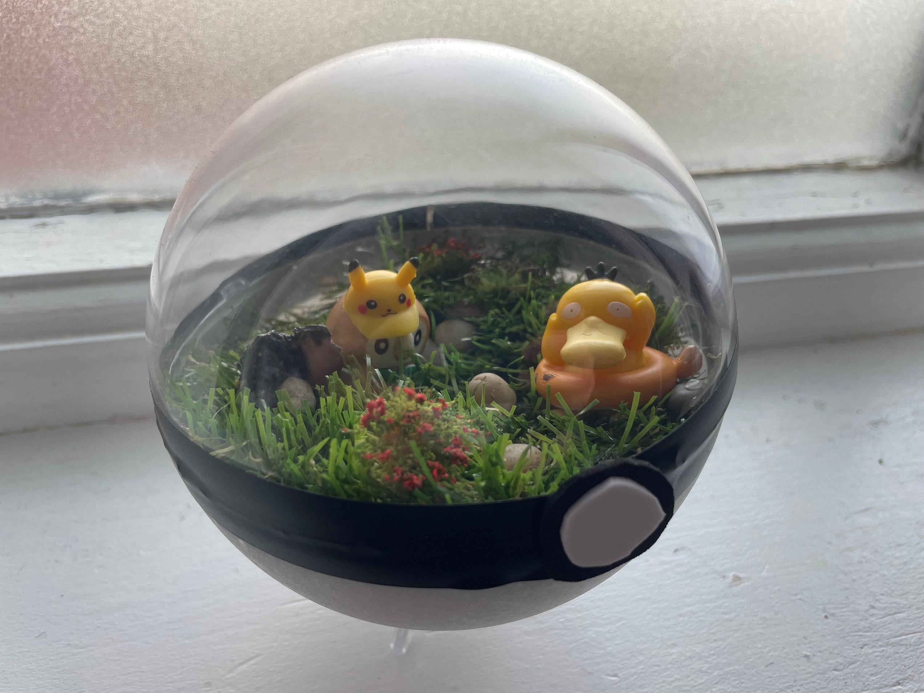 Pokémon Rowlett / Pikachu & Psyduck PONCHO 3D Acrylic Display - Etsy