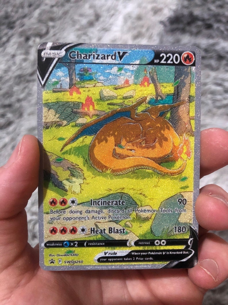 Charizard VMAX Swsh260 Holographic UPC Ultra Premium Promo - Etsy