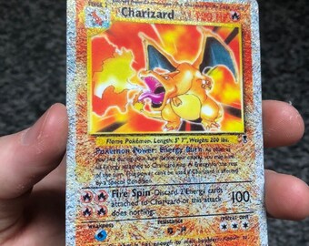 Charizard Reverse Holo Proxy - Etsy