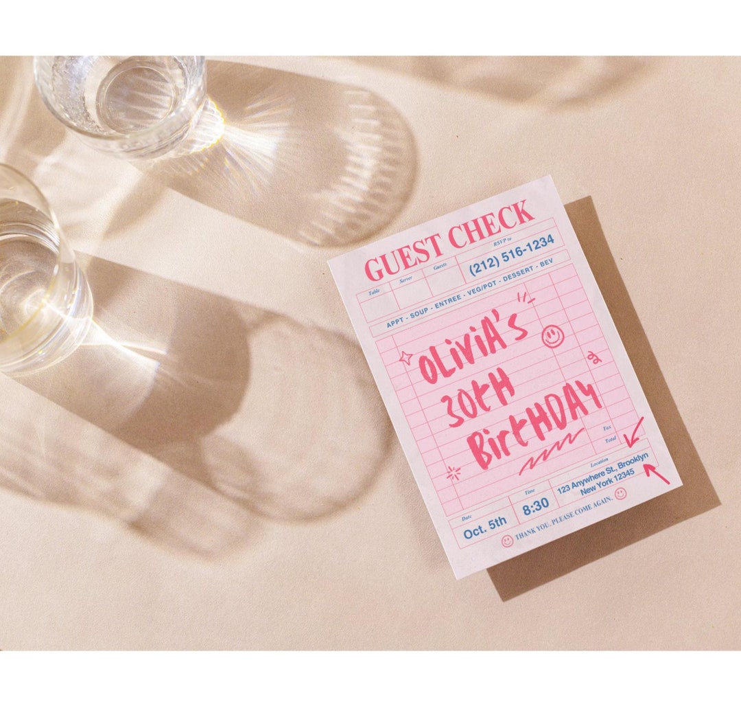 Guest Check Party Invitation | Bachelorette, Girls Party, Bridesmaids ...