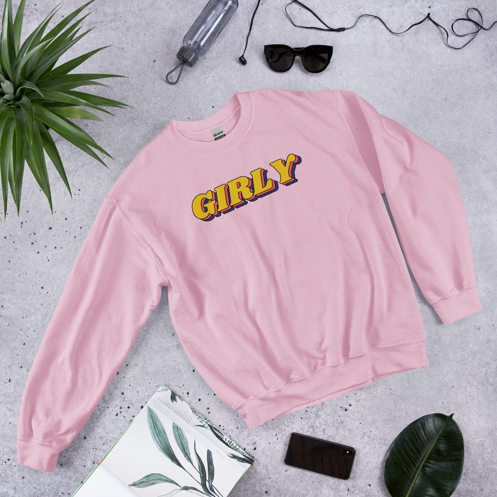 Girly Sweatshirt | the Toast Podcast Sweatshirt | Girly Swirly | Best ...