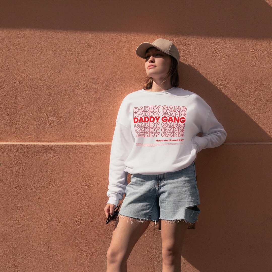 Daddy Gang Crew Neck Sweatshirt | Call Her Daddy| Gift for Her ...