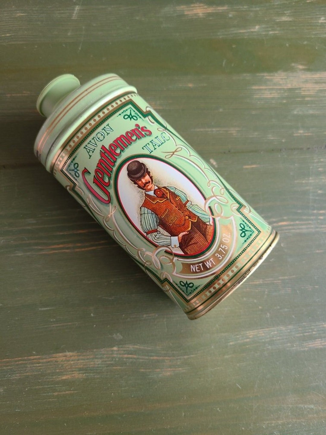 Vintage Avon Gentleman's Talc Powder Bottle - Etsy