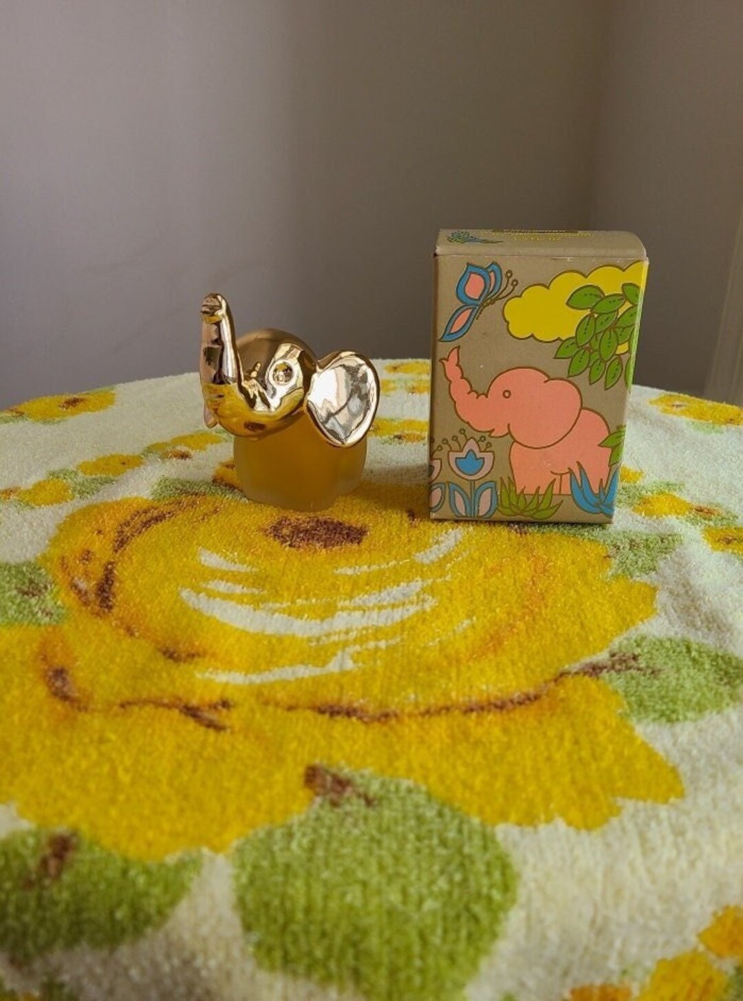 Vintage Avon Good Luck Elephant Patchwork Perfume - Etsy