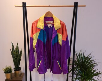 80s Neon Jacket | Etsy