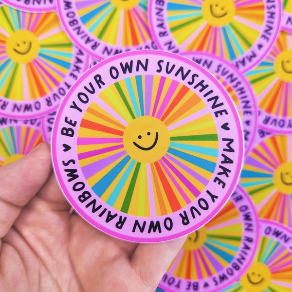Sunshine Sticker - Etsy