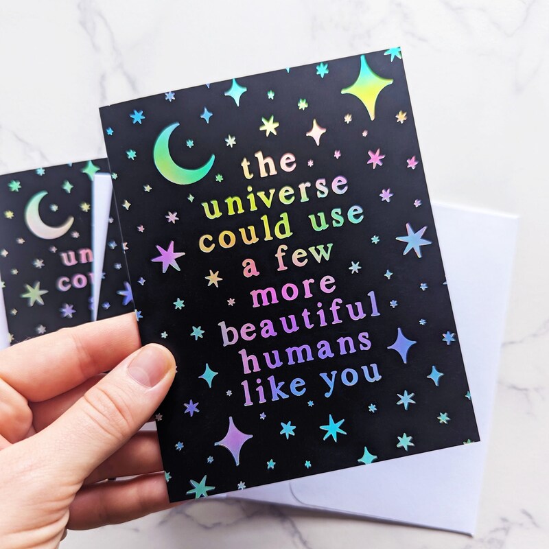 Universe Greeting Card - Etsy