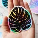 Holographic Monstera Sticker for Water Bottle Monstera Bumper - Etsy