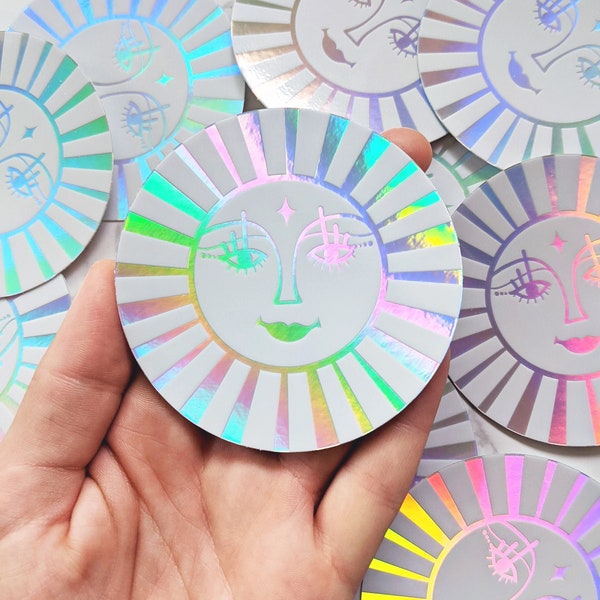 Sun Stickers - Etsy