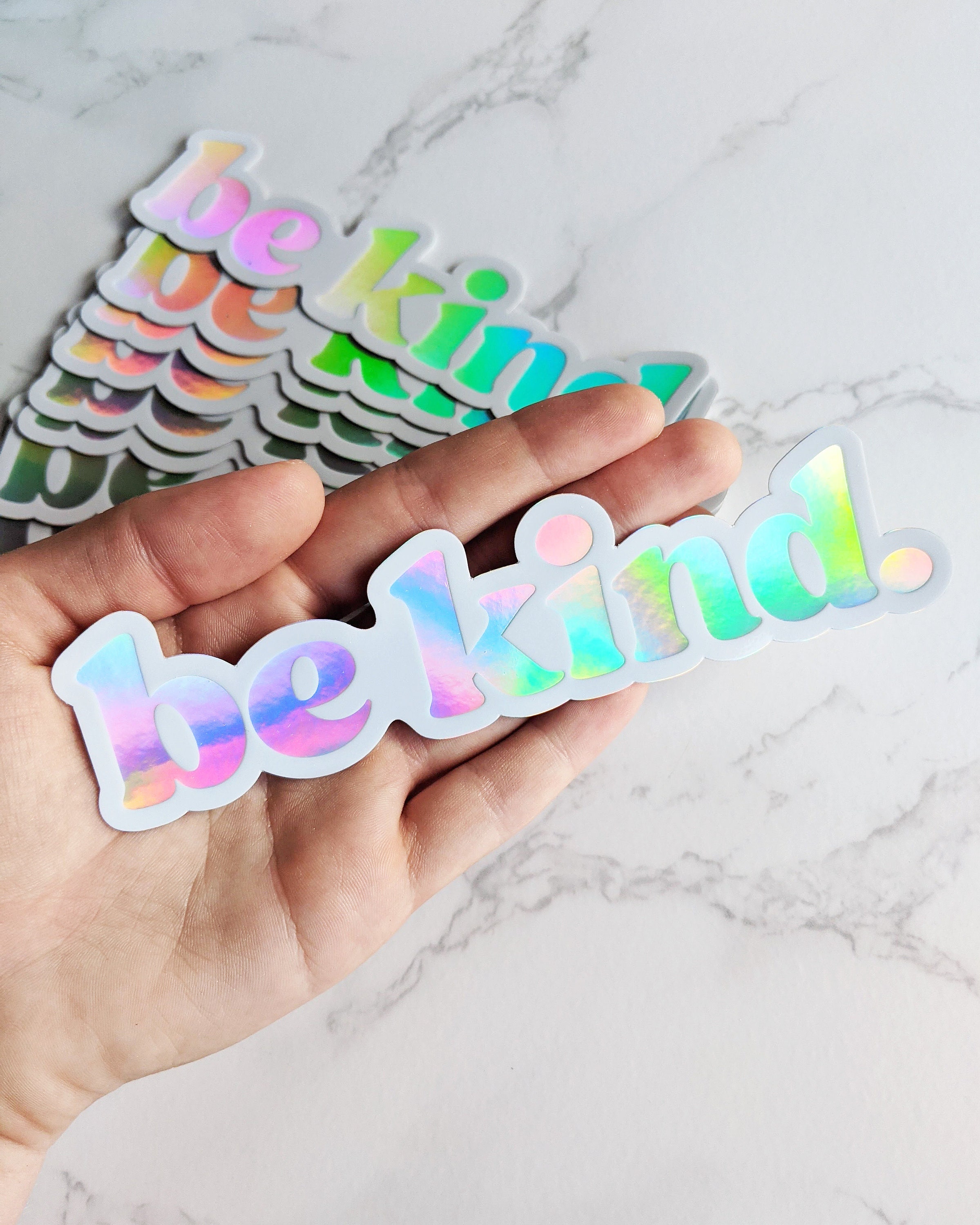 Large 6 Be Kind Sticker Be Kind Sticker for Car Window - Etsy