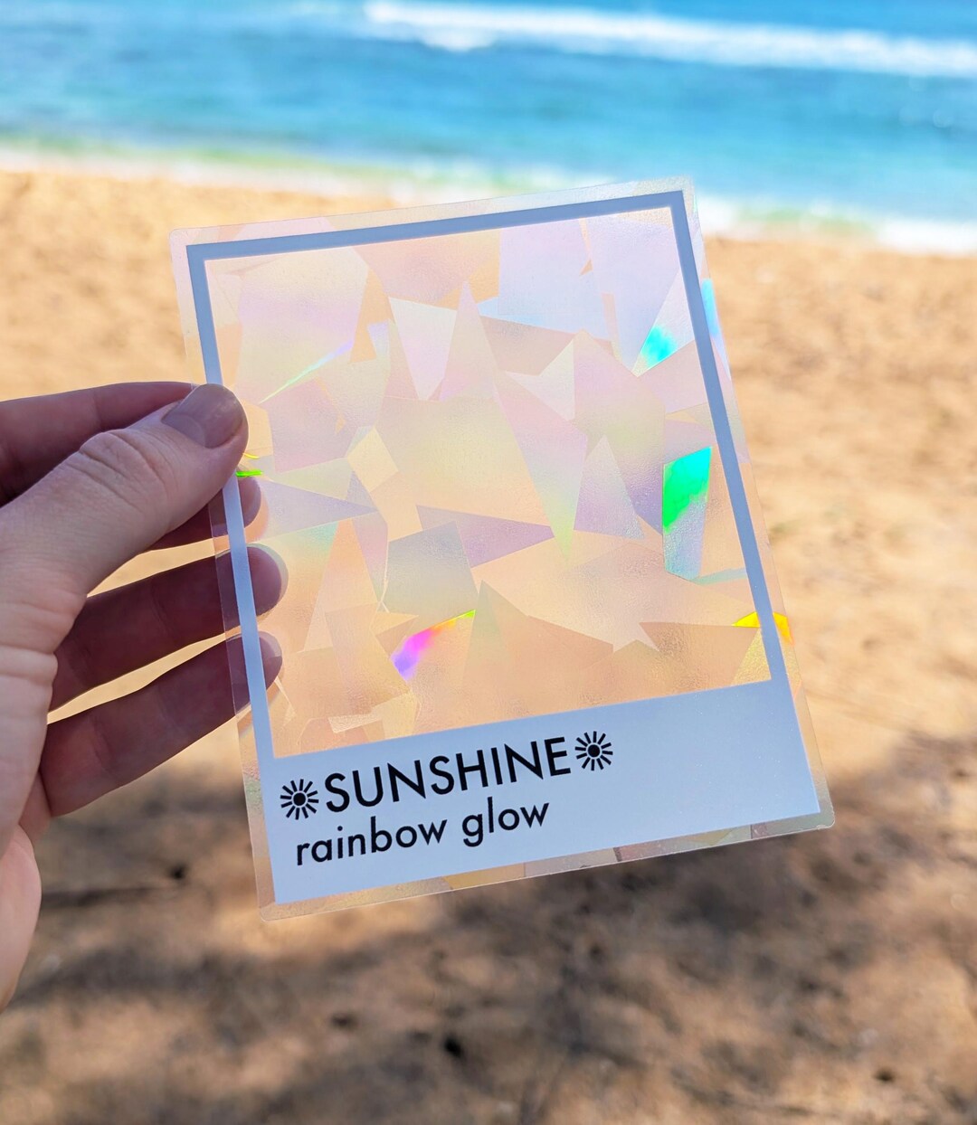 Rainbow Prisms Suncatcher Window Decal "sunshine • Rainbow Glow ...