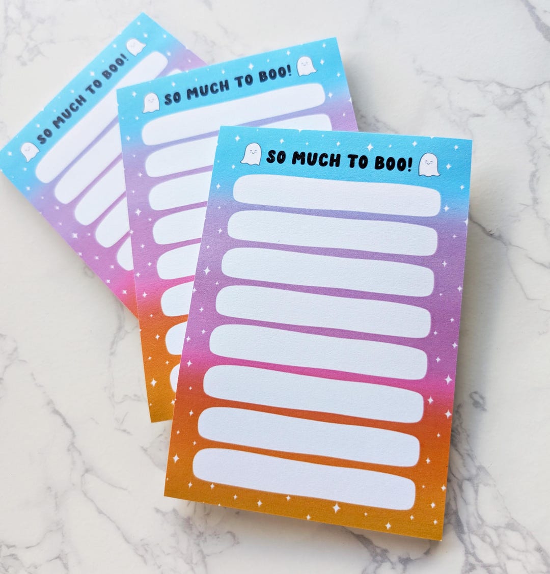 NEW! "to Boo List" Cute Ghost Sticky Notes To-do List Sticky Note ...