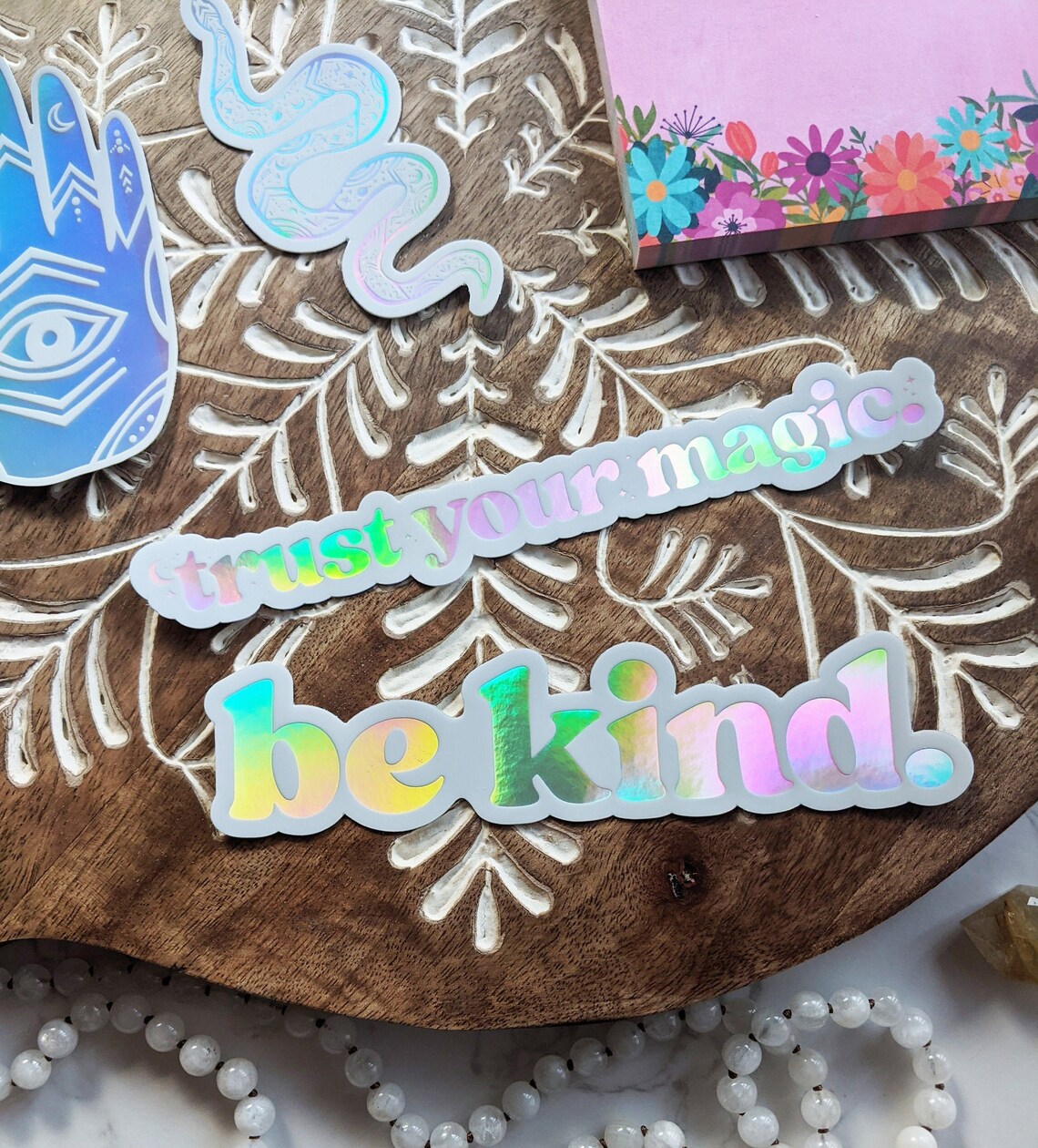 Empowering Holographic Magic Sticker for Laptop Car Window | Etsy