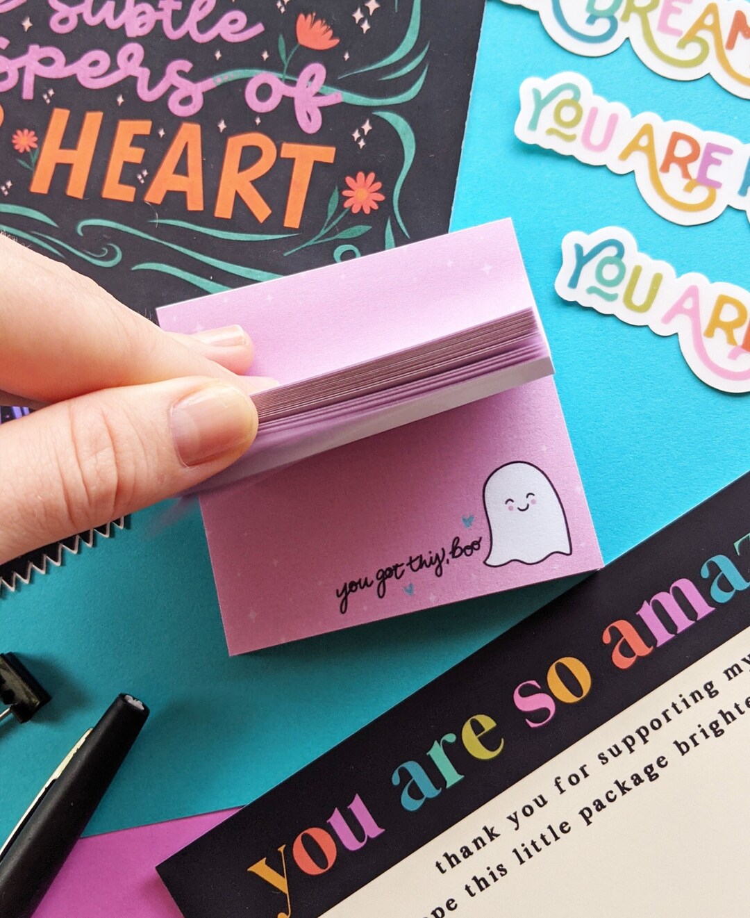 NEW you Got This Boo Cute Little Ghost Sticky - Etsy