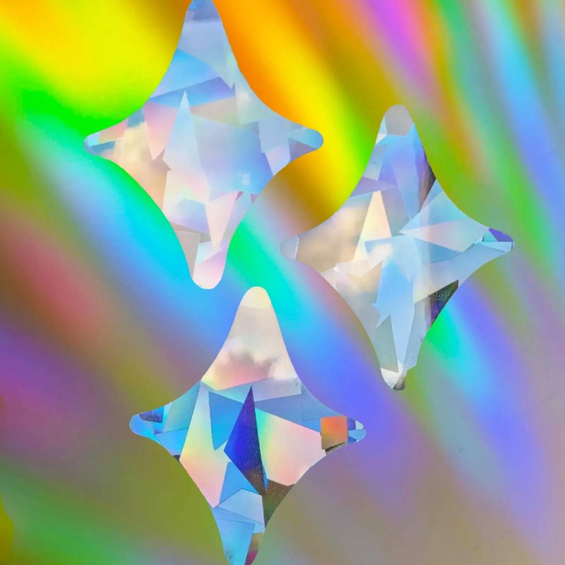 Glass Star Light Window - Etsy