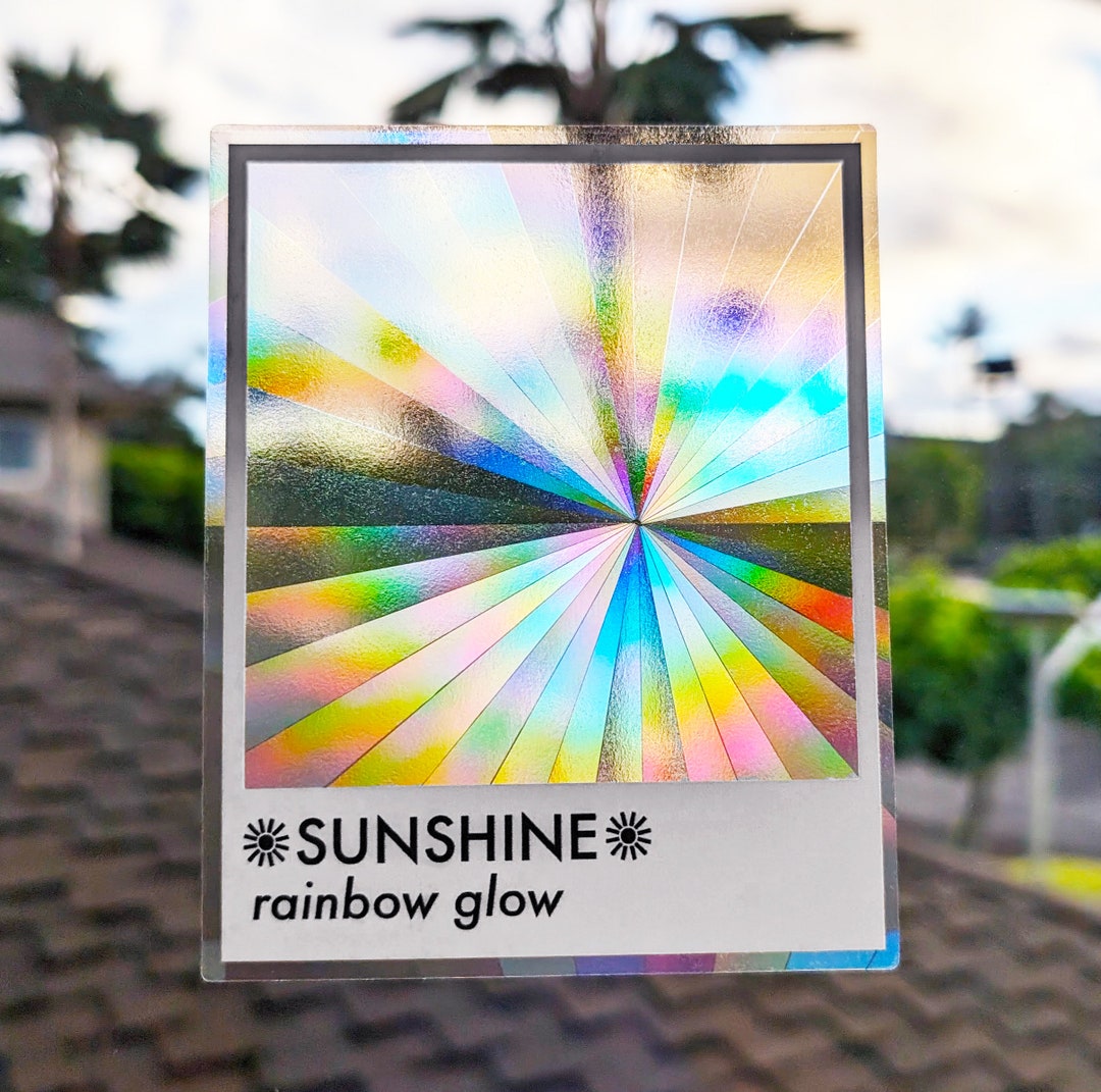 Rainbow Suncatcher Sticker Rainbow Maker Window Light Catching Decal ...