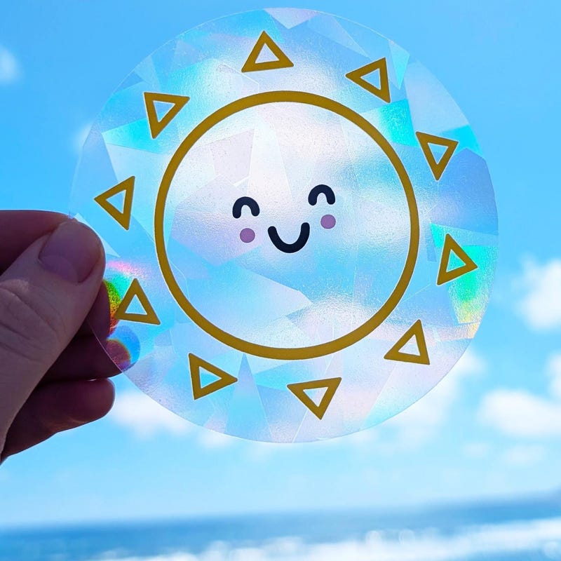 Kawaii Window Decals - Etsy