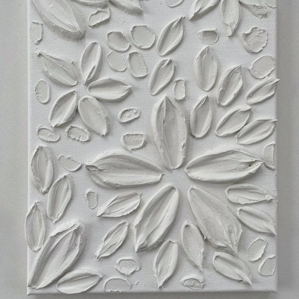 Flower Plaster Art - Etsy