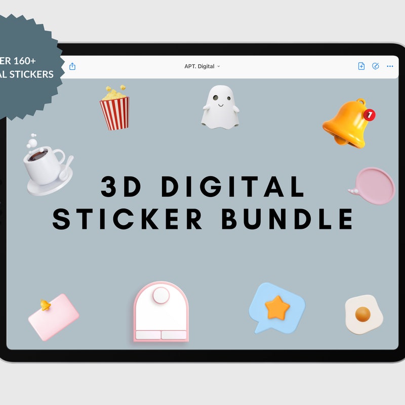 3d Stickers - Etsy