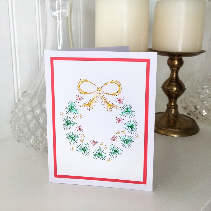 Stitch Holiday Greeting Cards - Etsy