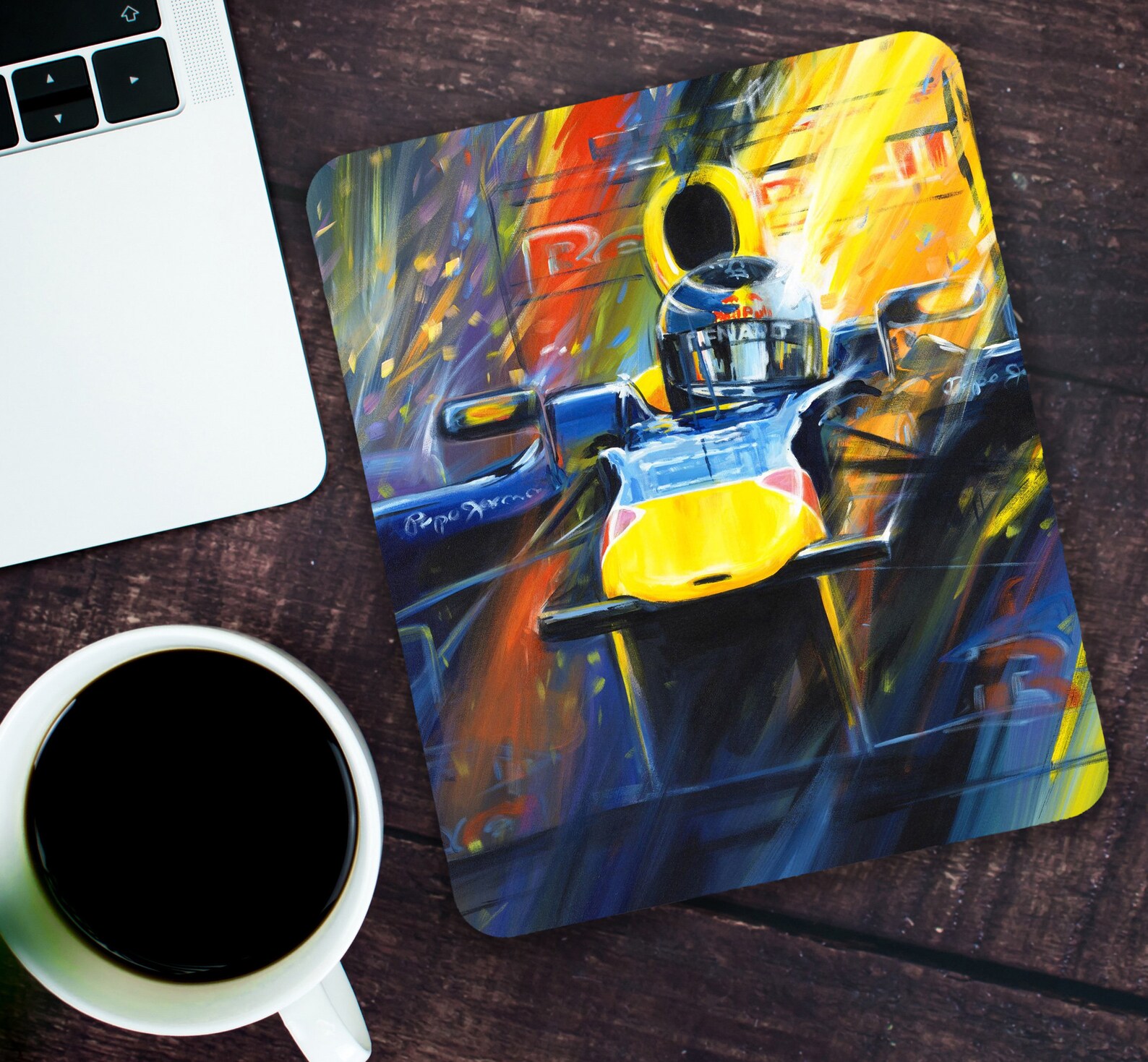 Formula One Mouse pad 9x7 inch Laptop pad Office Home decor PC | Etsy
