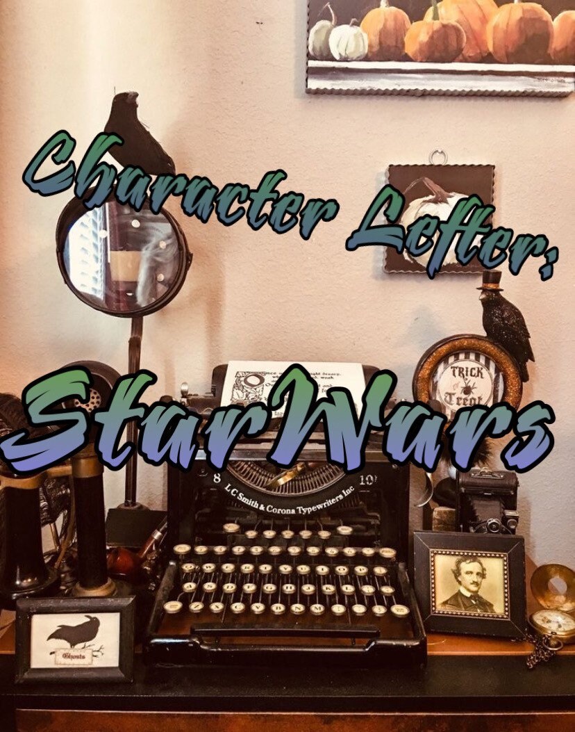 Starwars Character Letter - Etsy