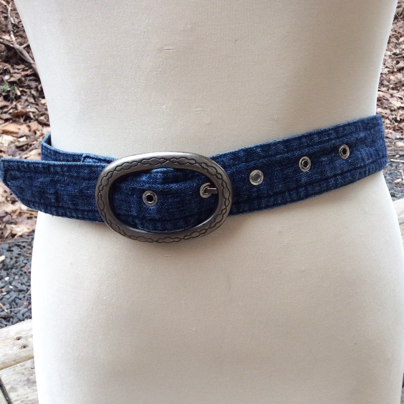 Denim Belt - Etsy
