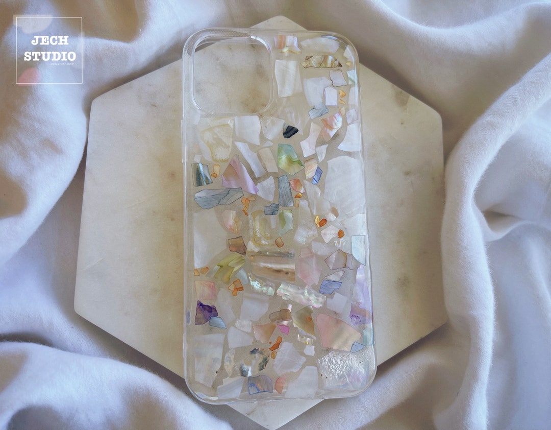 Shell Pieces Resin iPhone Case - Handmade - Etsy