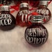 Christmas Booze Ball Ornaments, Ornament Shots, Shot Glass - Etsy Canada