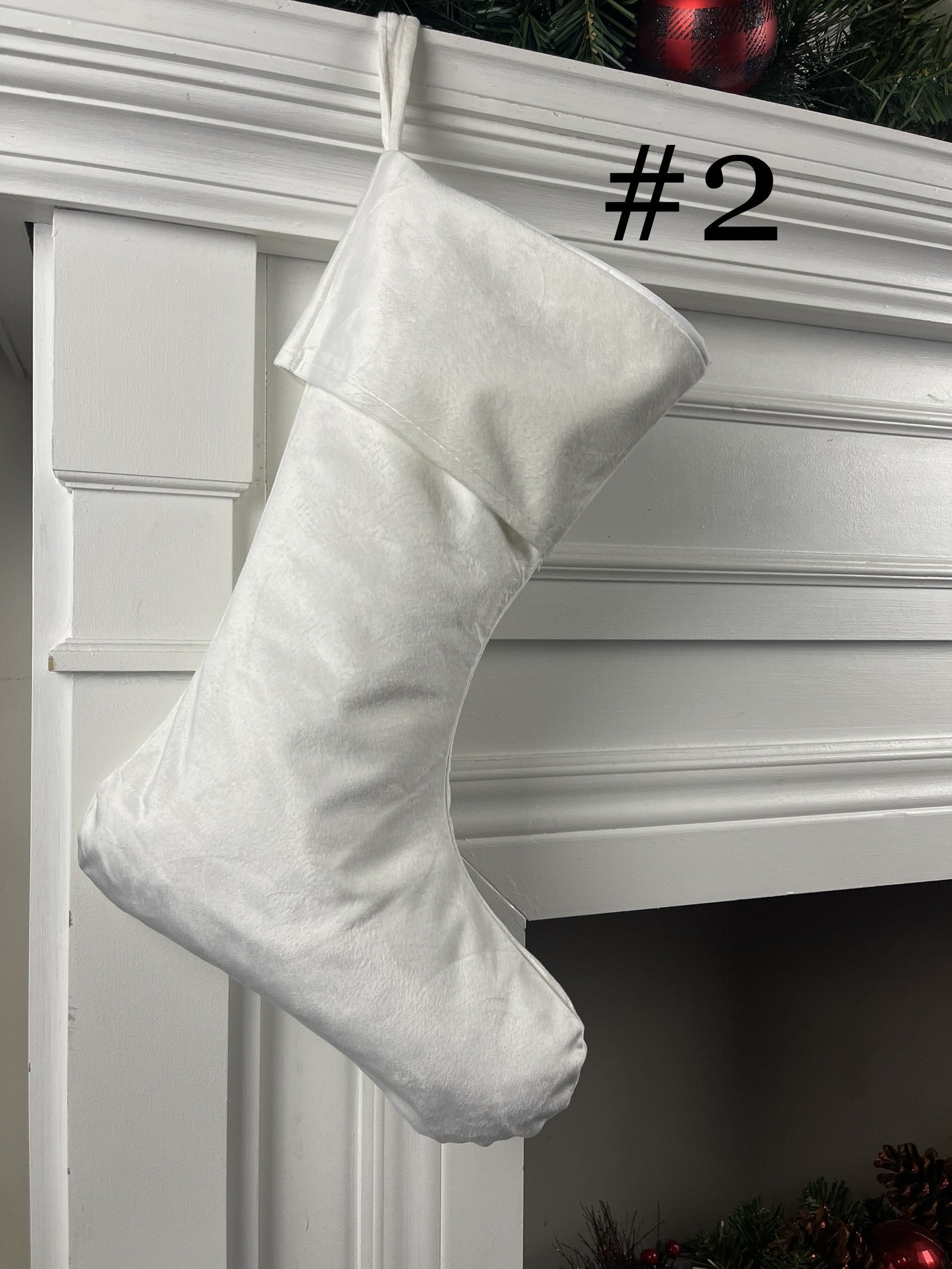 Personalized Velvet Christmas Stockings - Etsy