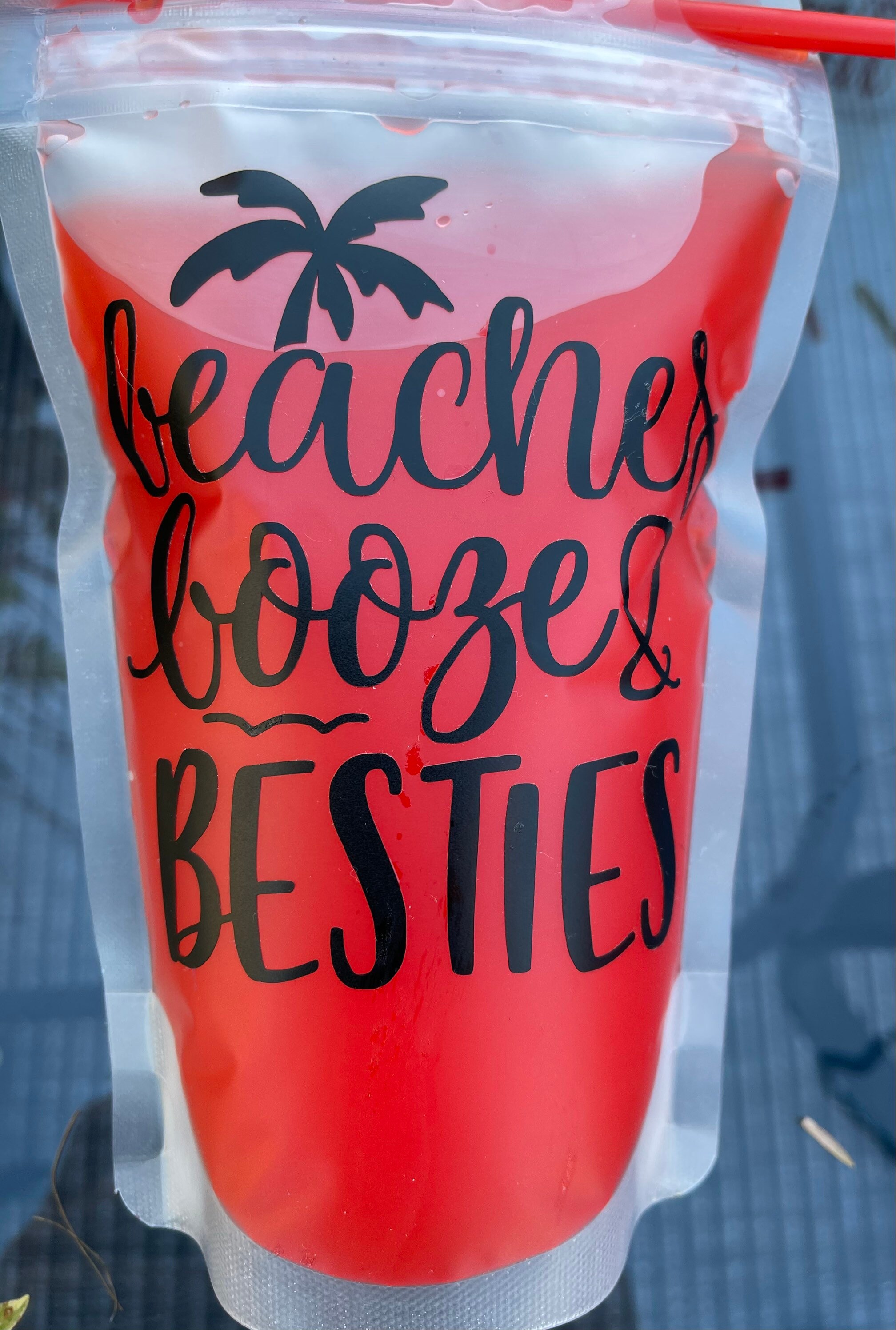 Custom Drink Pouches Booze Bags | Etsy