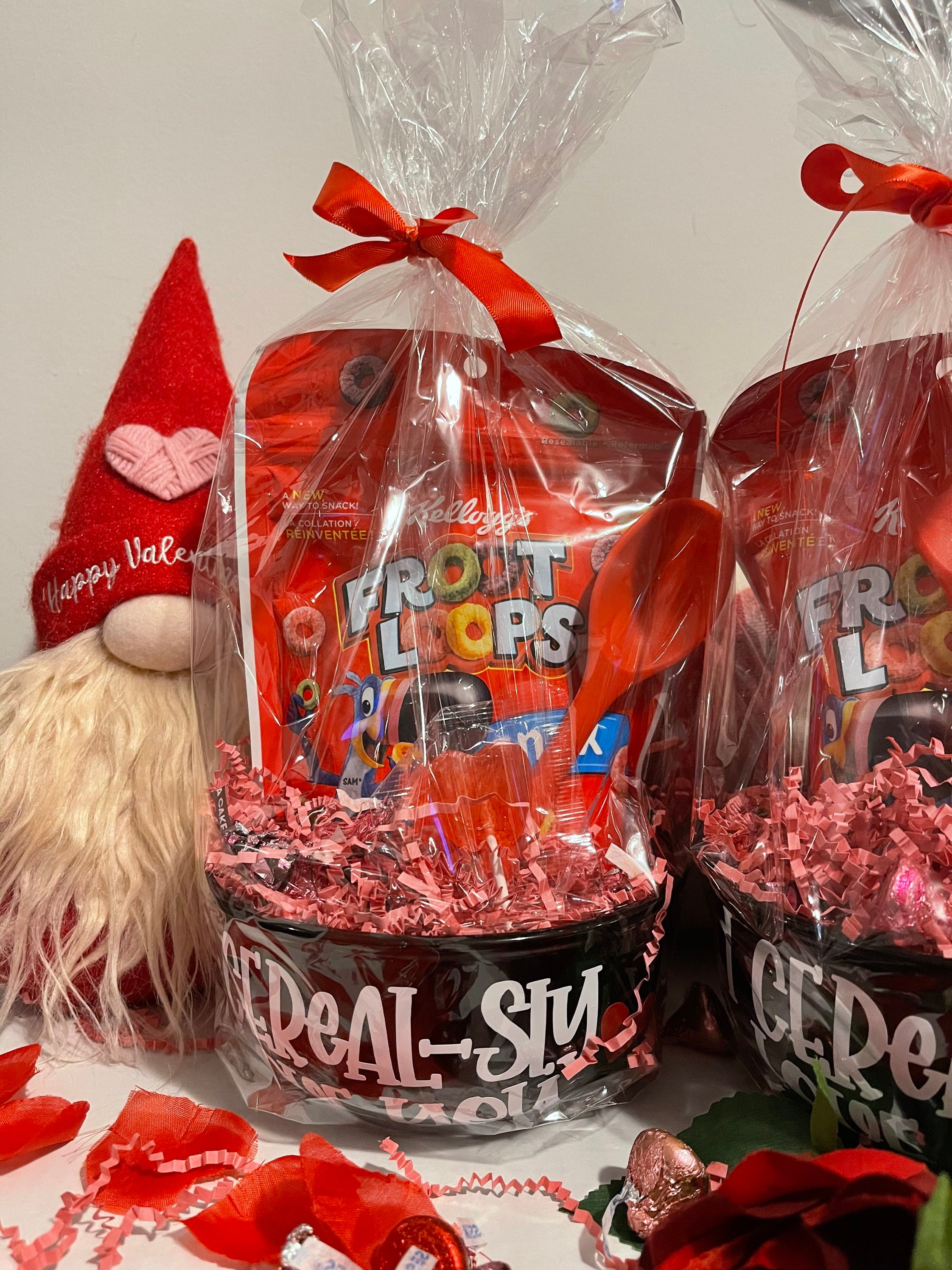 Personalized Valentines Day Cereal Bowls I Cereal-sly Love - Etsy